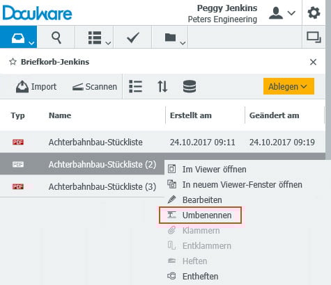 Tipp: PDF-Dokument im DocuWare Viewer aufteilen